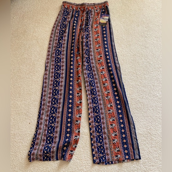 BeBop | Pants & Jumpsuits | Bebop Wide Leg Boho Pants | Poshmark